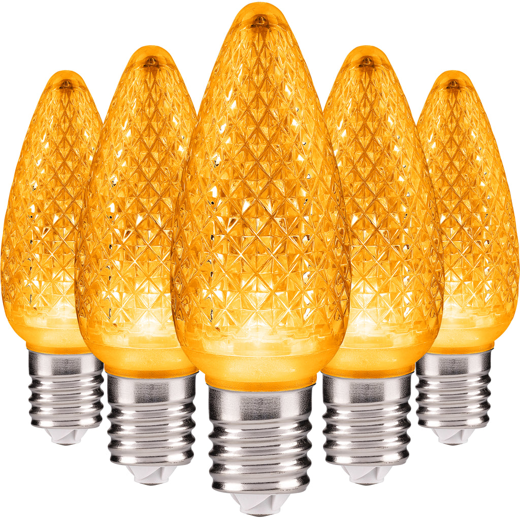 HLO Lighting C9 LED Christmas Light Bulbs | Sun Warm White & More