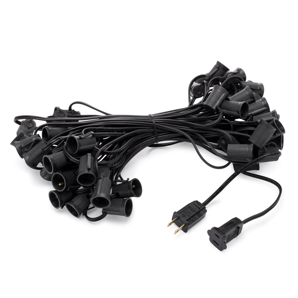 C9 Light Stringers With E17 Sockets | SPT-1 Wire – HLO Lighting